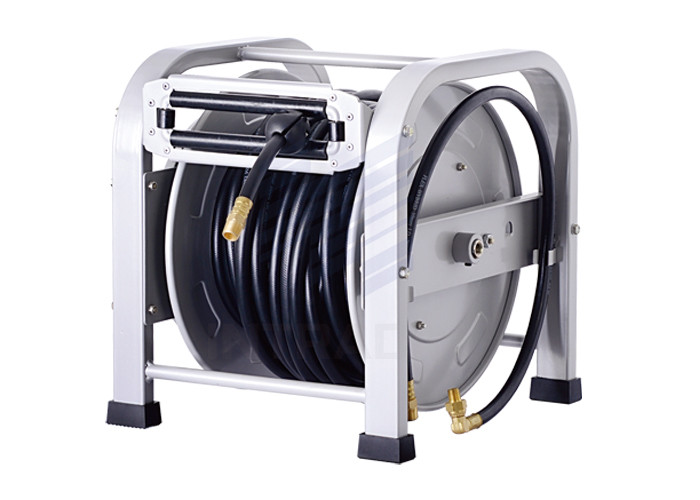 Spring Driven Hose Reel For Air And Water Tansfer , Heavy Duty Garden 1 ...