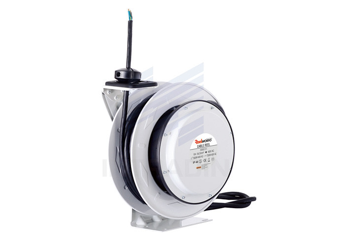 Waterproof 380V 5 Core Electric Steel Cable Reel With Baked - On Powder ...
