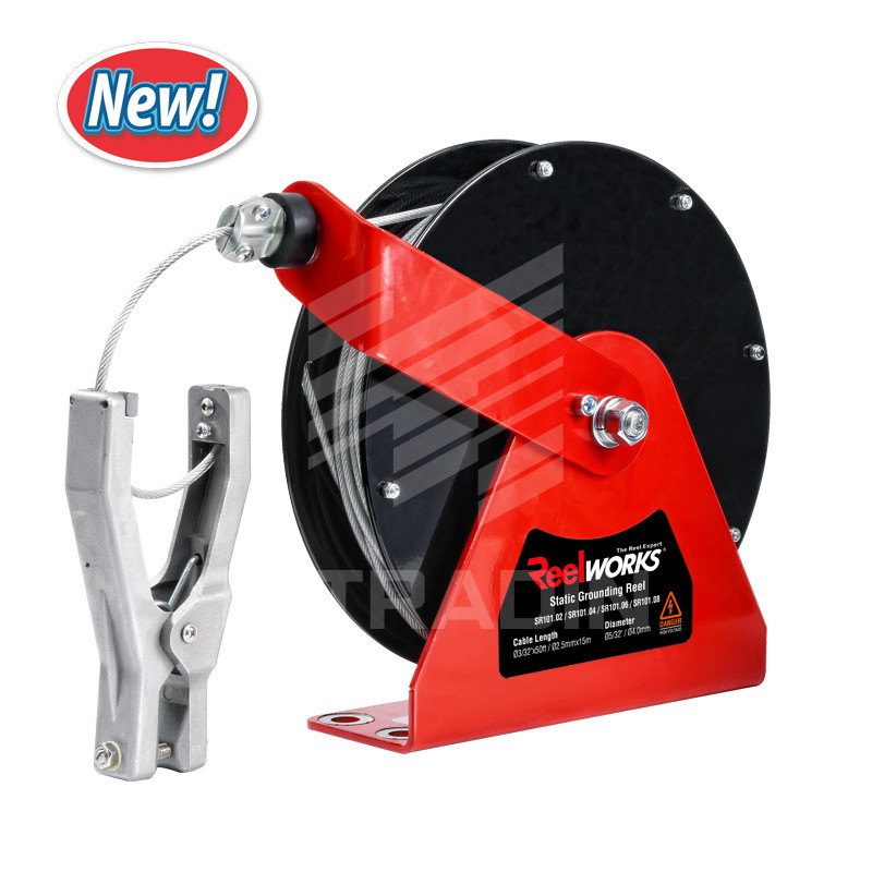 Industrial Grounding Electric Cable Reel For Utility Vehicle Static ...